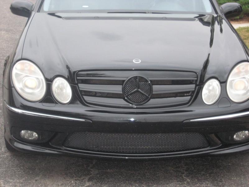 W211 E55 Custom black Brabus style grill - MBWorld.org Forums